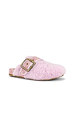Coach Shearling Clog in Pale Pink | REVOLVE