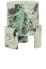 Coco Republic Tribeca Side Table in Emerald Marble | REVOLVE
