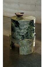 Coco Republic Tribeca Side Table in Emerald Marble | REVOLVE
