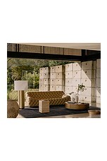 Coco Republic Alpine Side Table in Travertine | REVOLVE