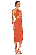 Camila Coelho Rida Midi Dress in Redwood | REVOLVE