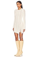 Camila Coelho Anira Cable Dress in Ivory | REVOLVE