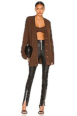 Camila Coelho Ashley Leather Pant in Black | REVOLVE