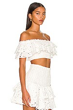 Charo Ruiz Ibiza Clara Top in White | REVOLVE