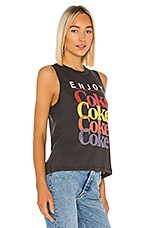 Chaser Enjoy Coke Tank in Very Black | REVOLVE