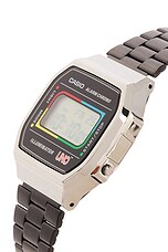 Casio Uno Card Collaboration Watch in Metal Black | REVOLVE