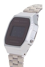 Casio Vintage A168 Series Watch in Silver & Black | REVOLVE