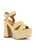 Castaner Adriana Platform Sandal in Natural | REVOLVE
