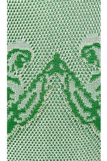 CHET LO Scissor Dress in White & Green | REVOLVE