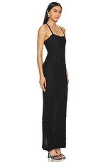 CHET LO Spikes Slip Dress in Black | REVOLVE