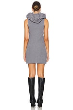 CHET LO Spiky Hood Dress in Grey | REVOLVE