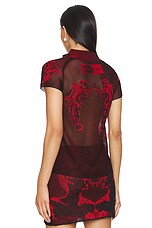 CHET LO Scissor T-shirt in Black & Red | REVOLVE