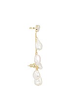 Cult Gaia Shanti Climber Earring in Pearl | REVOLVE