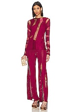 Cult Gaia Katana Pant in Carmine | REVOLVE