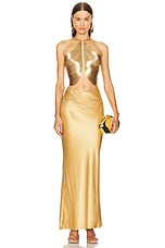 Cult Gaia Quella Top in Gold | REVOLVE