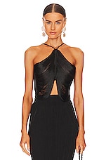 Cult Gaia Quella Top in Black | REVOLVE