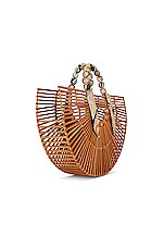 Cult Gaia Gaia's Fan Ark Top Handle Bag in Natural | REVOLVE
