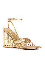 Cult Gaia Inka Mini Sandal in Gold | REVOLVE