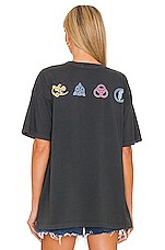 DAYDREAMER Led Zeppelin Merch Tee in Vintage Black | REVOLVE