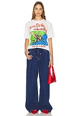 DAYDREAMER Tom Petty Dogs With Wings Weekend Tee in Vintage White | REVOLVE