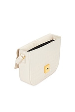 DeMellier London Small Vancouver Bag in Off White Croc | REVOLVE