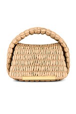 DeMellier London Mini Lisbon Bag in Light Tan Matelasse | REVOLVE