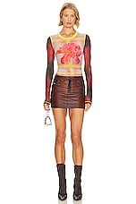 Diesel Kin Skirt in Chocolate | REVOLVE