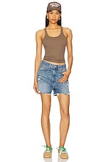 Denimist Brooke Short in Blake With Madras Patchwork | REVOLVE