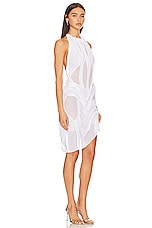 Di Petsa Wetlook Mini Dress in White | REVOLVE