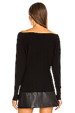 Donna Karan X REVOLVE Wrap Top in Black | REVOLVE