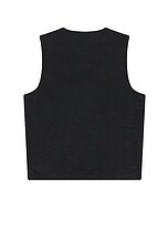 Dickies Duck Carpenter Vest in Stonewashed Black | REVOLVE