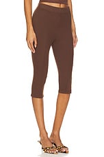 DONNI. The Rib Pedal Pusher in Walnut | REVOLVE