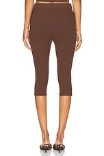 DONNI. The Rib Pedal Pusher in Walnut | REVOLVE