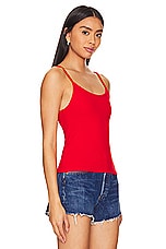 DONNI. Rib Spaghetti Tank in Tomato | REVOLVE