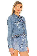 Dr. Denim X REVOLVE Jeanie Jacket in Blue Jay Ripped | REVOLVE