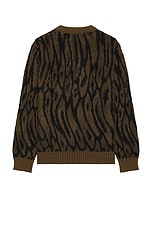 Deva States Pantera Brushed Knit Sweater in Brown | REVOLVE