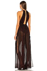 DUNDAS x REVOLVE Gem Jumpsuit in Black and Ruby | REVOLVE