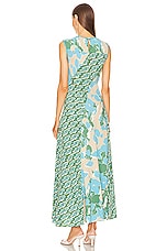 Diane von Furstenberg Cory Dress in Floral Multi & Seedling | REVOLVE