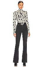 Diane von Furstenberg Brandy Sweater in Crawling Chain & Small Black ...