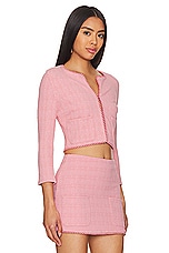 DEVON WINDSOR Mimi Jacket in Pink Tweed | REVOLVE