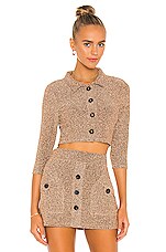 DEVON WINDSOR Lila Jacket in Gold | REVOLVE