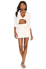 DEVON WINDSOR Lila Jacket in White Zebra | REVOLVE