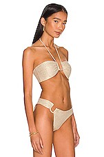 DEVON WINDSOR Adele Bikini Top in Champagne | REVOLVE