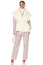 EAVES Addison Vest in Beige | REVOLVE