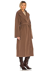 EAVES The Jacintha Coat in Brown | REVOLVE