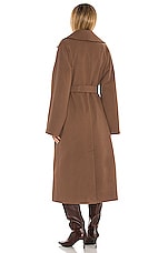 EAVES The Jacintha Coat in Brown | REVOLVE