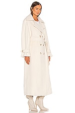 EAVES Zoe Coat in Ivory | REVOLVE