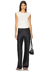 EAVES Loretta Silk Pants in Black | REVOLVE