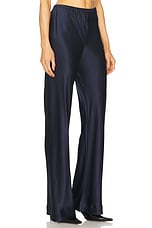 EAVES Loretta Silk Pants in Navy | REVOLVE