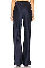 EAVES Loretta Silk Pants in Navy | REVOLVE